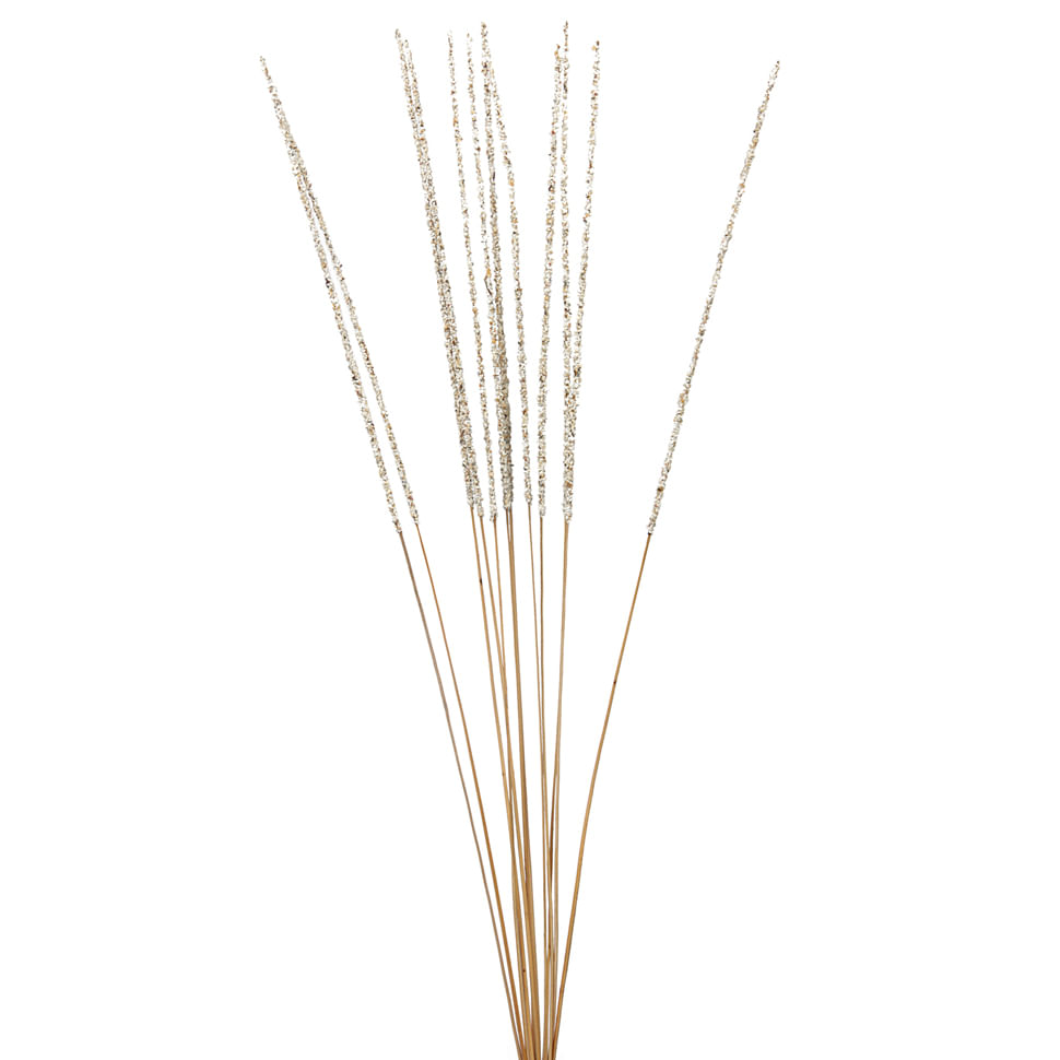 ESPIGÃO CONJUNTO COM 12 CASCALHO FIBRA CLARA/ BEGE | Tok&Stok