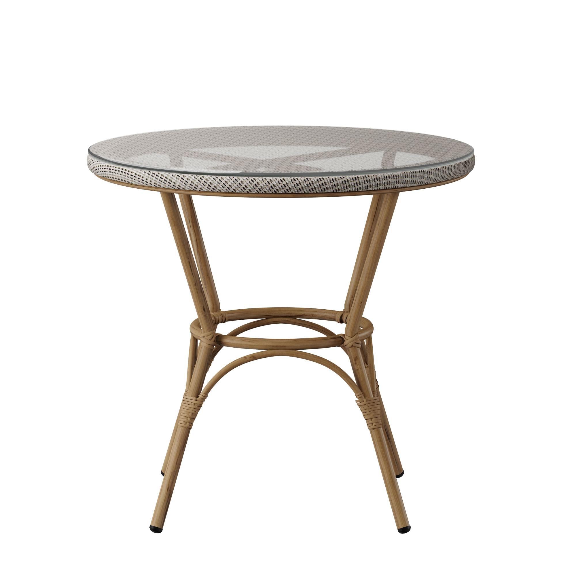 MESA REDONDA 80 CM BISTRÔ BEGE/MESCLA MULTICOR | Tok&Stok