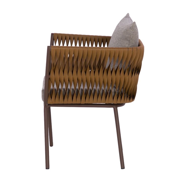 POLTRONA MANDACARU CINZA/CAFE | Tok&Stok