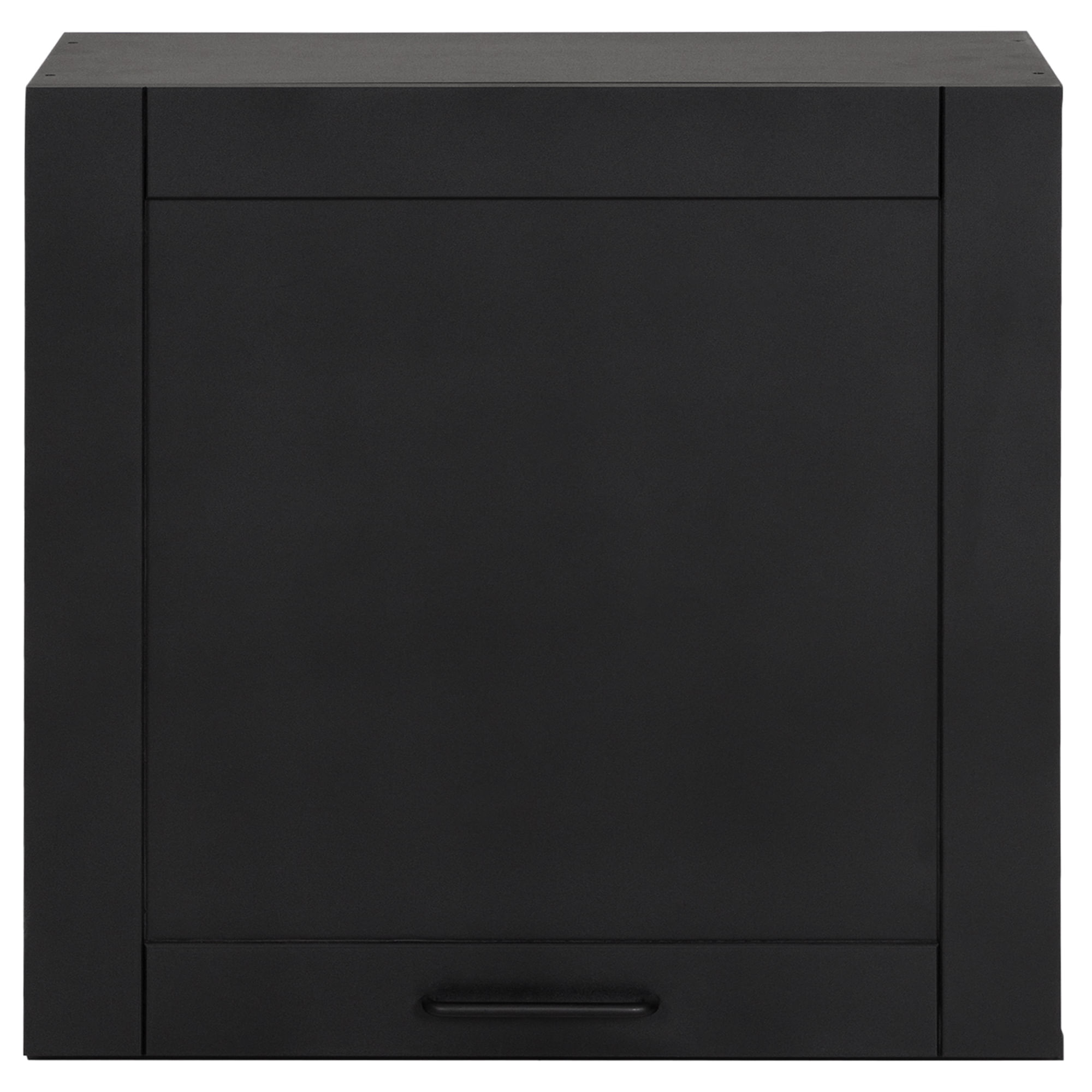 ARMÁRIO SUPERIOR 60 CM 1 PORTA BASCULANTE LOGBOX PRETO | Tok&Stok