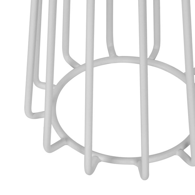 MESA LATERAL BAIXA REDONDA 50 CM JAYS BRANCO/BRANCO | Tok&Stok MESA LATERAL BAIXA REDONDA 50 CM JAYS BRANCO/BRANCO | Tok&Stok