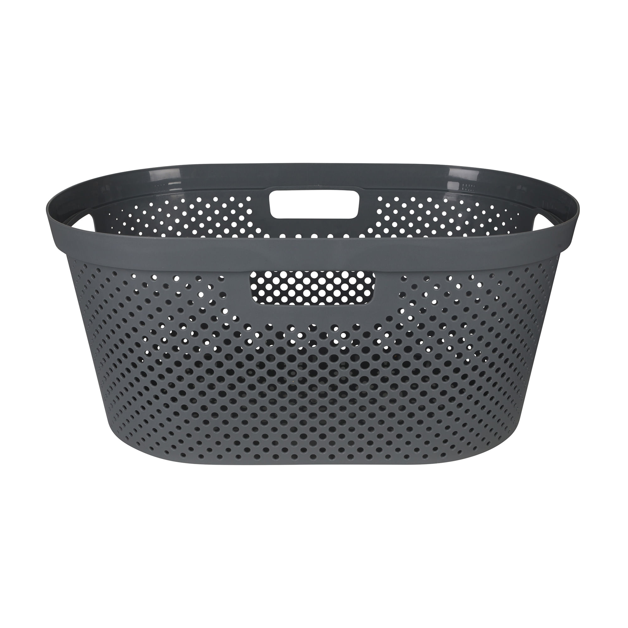 CESTO OVAL 58 CM X 37 CM X 26 CM SLAG KONKRET | Tok&Stok