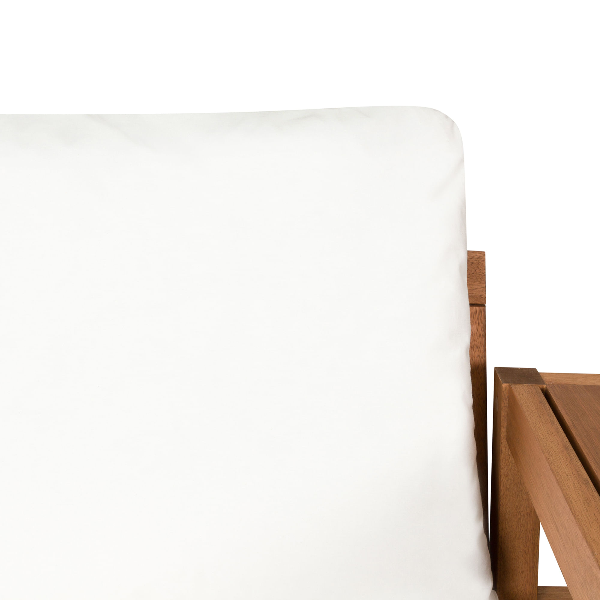 SOFÁ 2 LUGARES C/ALMOFADA DUO BRANCO/TAMARINDO | Tok&Stok