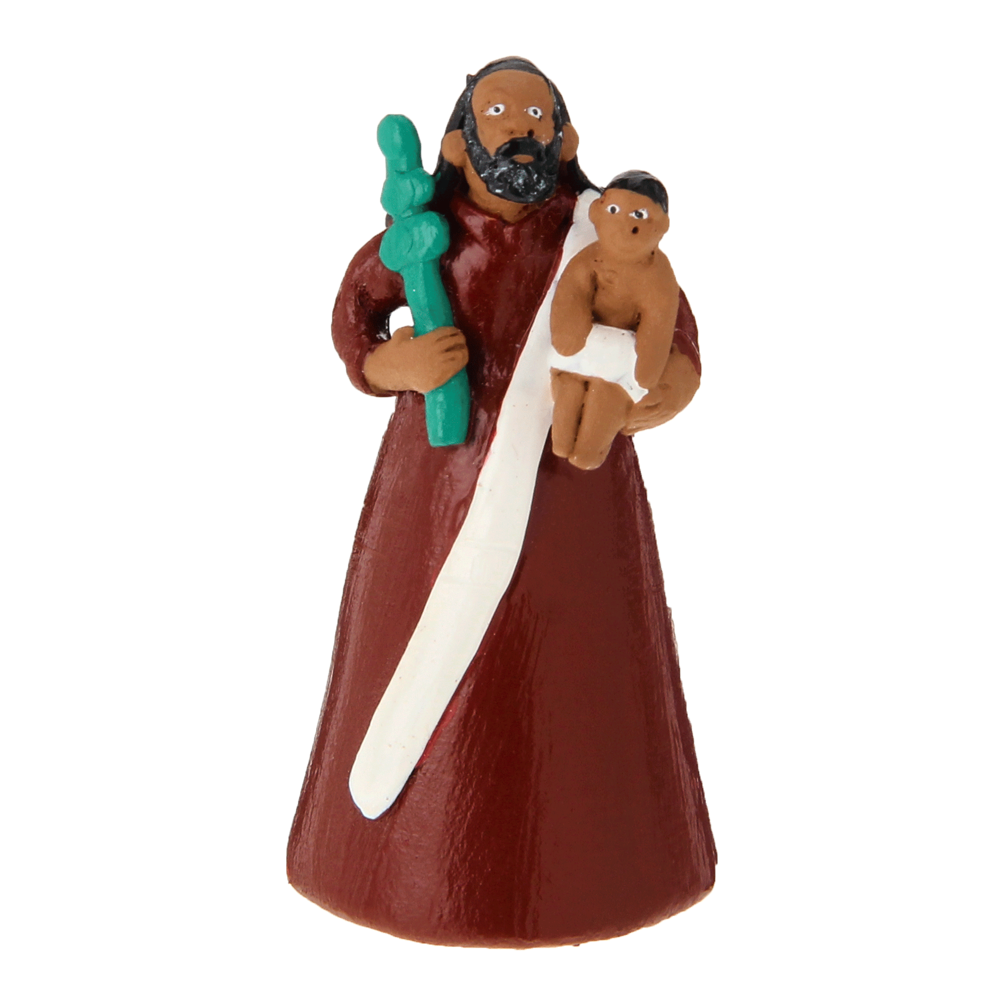 ADORNO 7 CM SÃO JOSÉ MULTICOR/MARROM | Tok&Stok