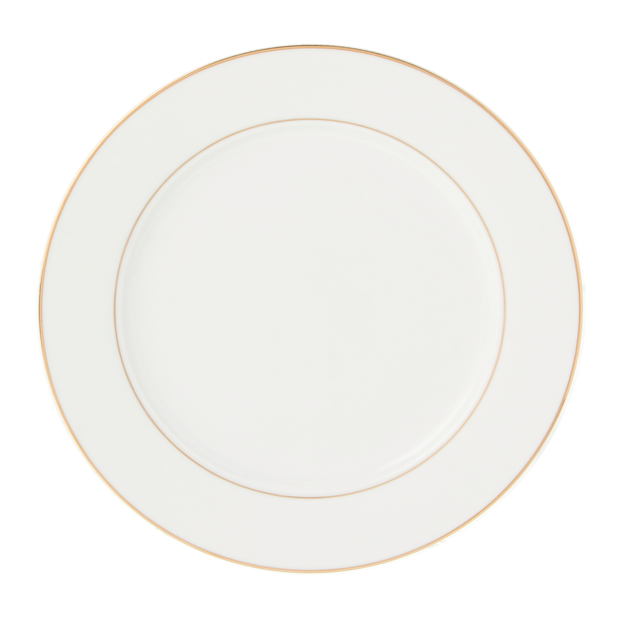 PRATO RASO GOLDEN BRANCO/OURO | Tok&Stok