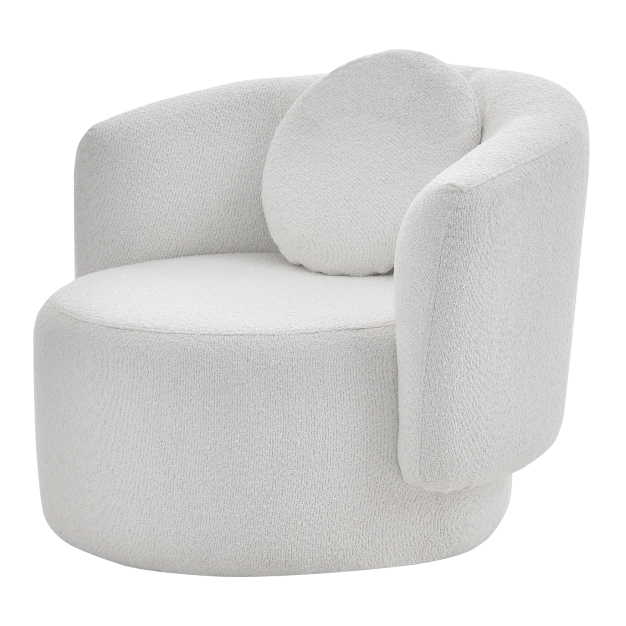 POLTRONA HAGNA BOUCLÉ BRANCO | Tok&Stok