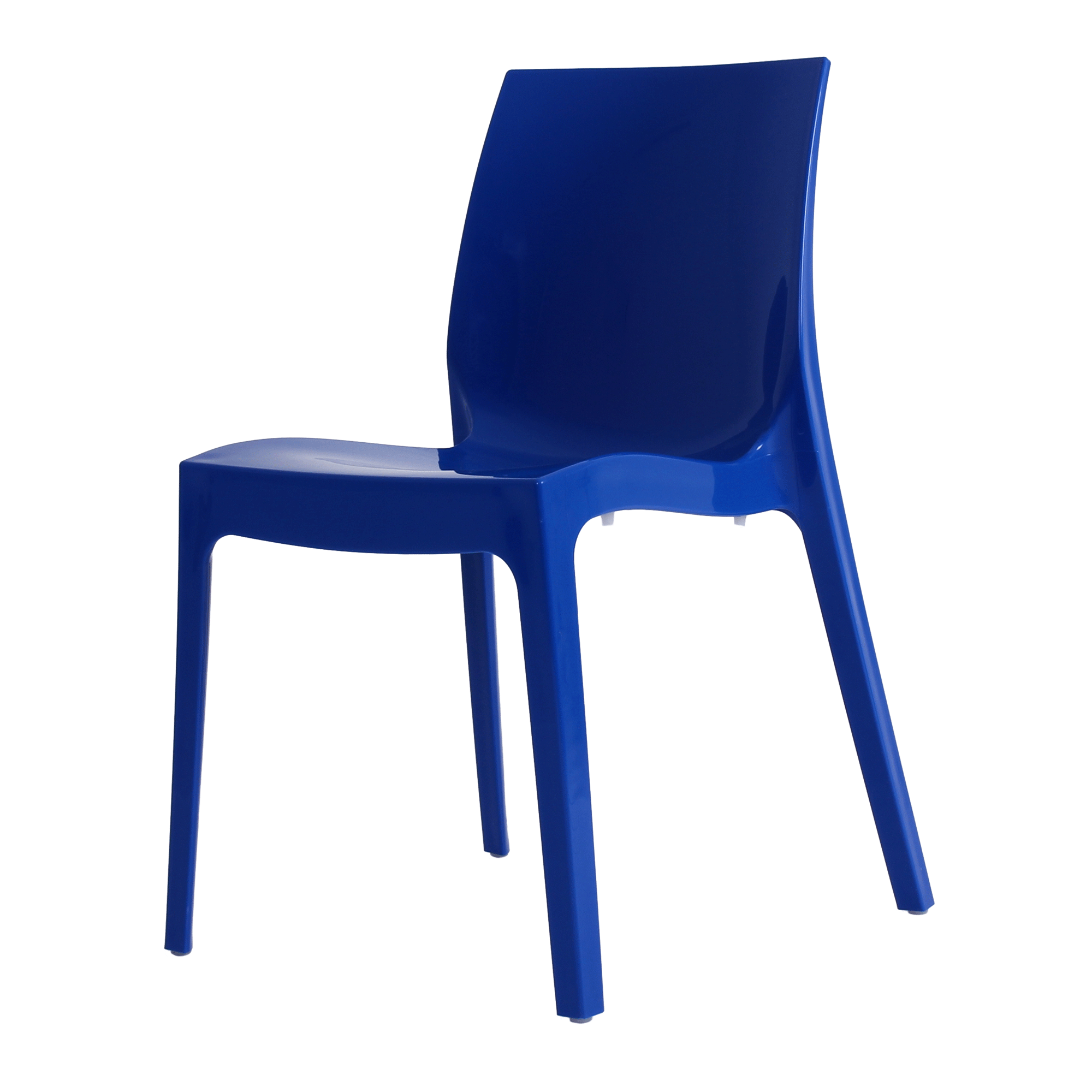 CADEIRA EMPILHÁVEL JUNO AZUL COBALTO | Tok&Stok