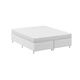CAMA BOX QUEEN 158 MAX DOSS BRANCO/BRANCO | Tok&Stok