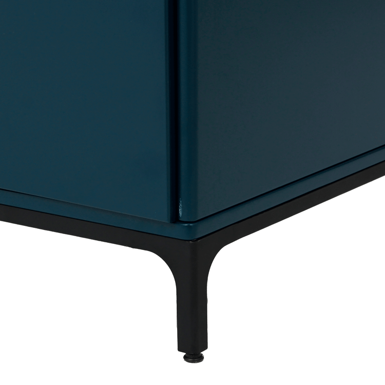 BUFFET 2 PORTAS/3 GAVETAS 1,80 M X 45 CM NASH PRETO/VERDE ESCARAVELHO ...