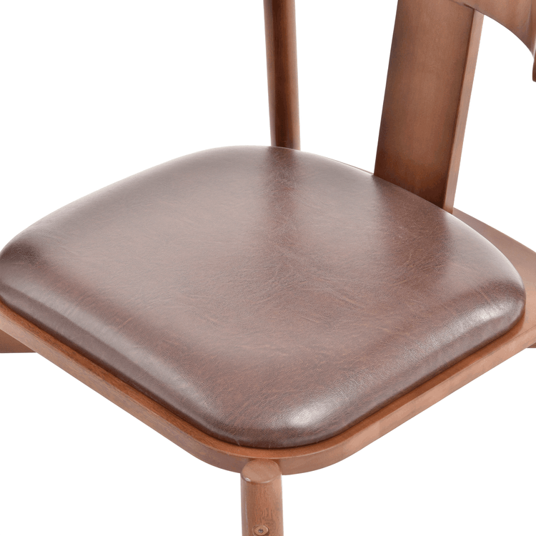 CADEIRA T-BONE MARROM/NOZES | Tok&Stok