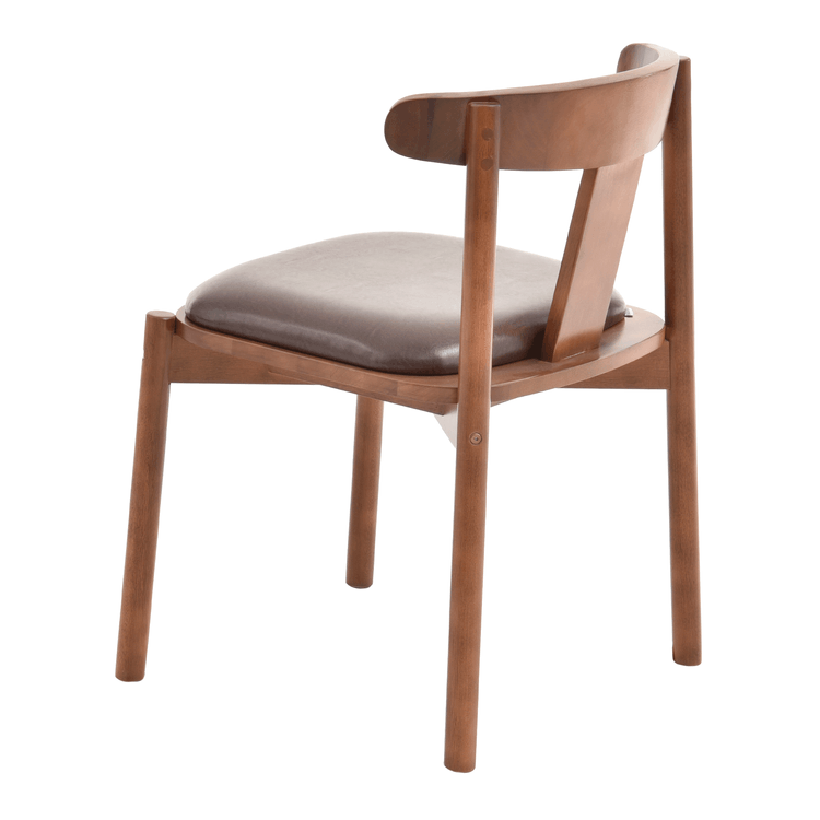 CADEIRA T-BONE MARROM/NOZES | Tok&Stok