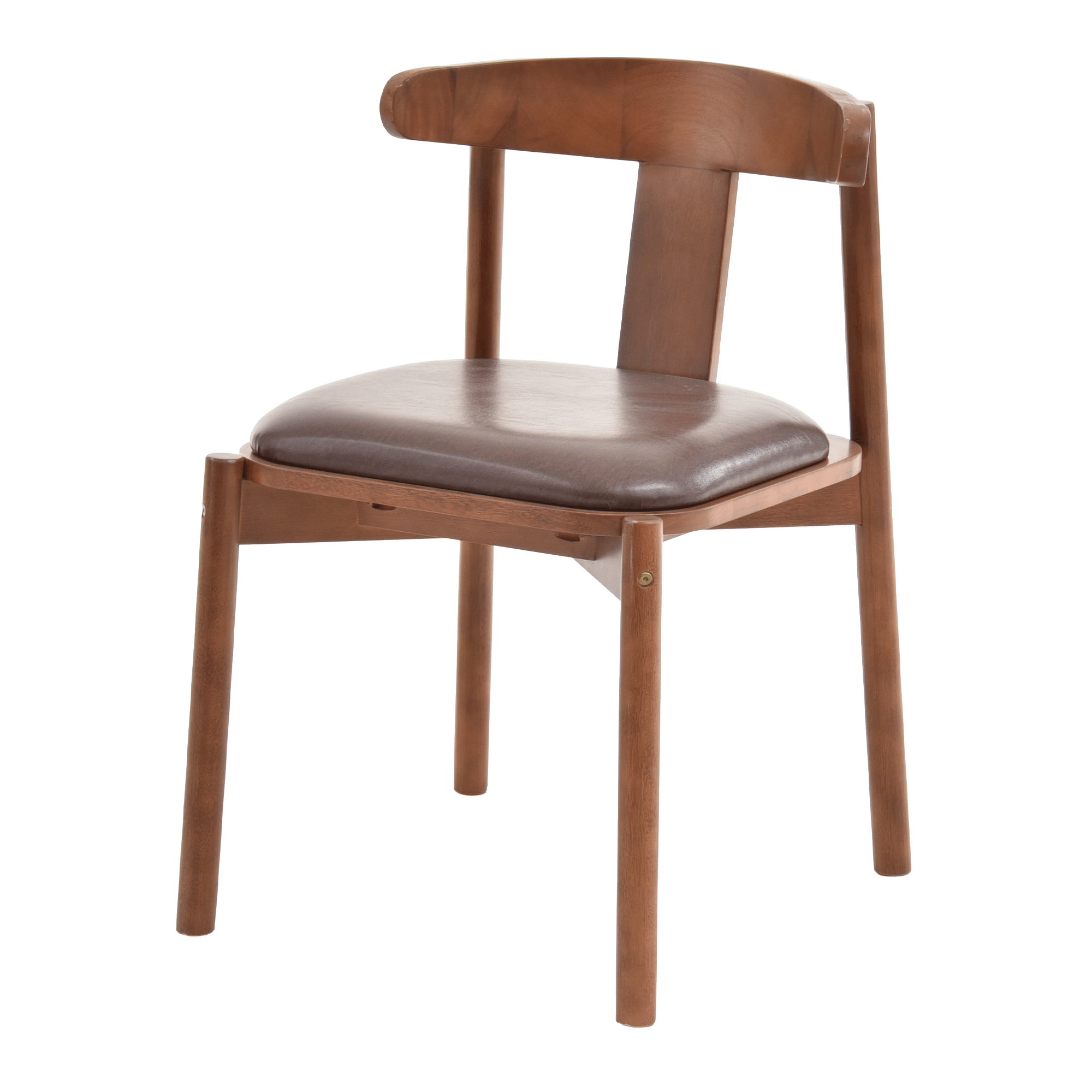 CADEIRA T-BONE MARROM/NOZES | Tok&Stok