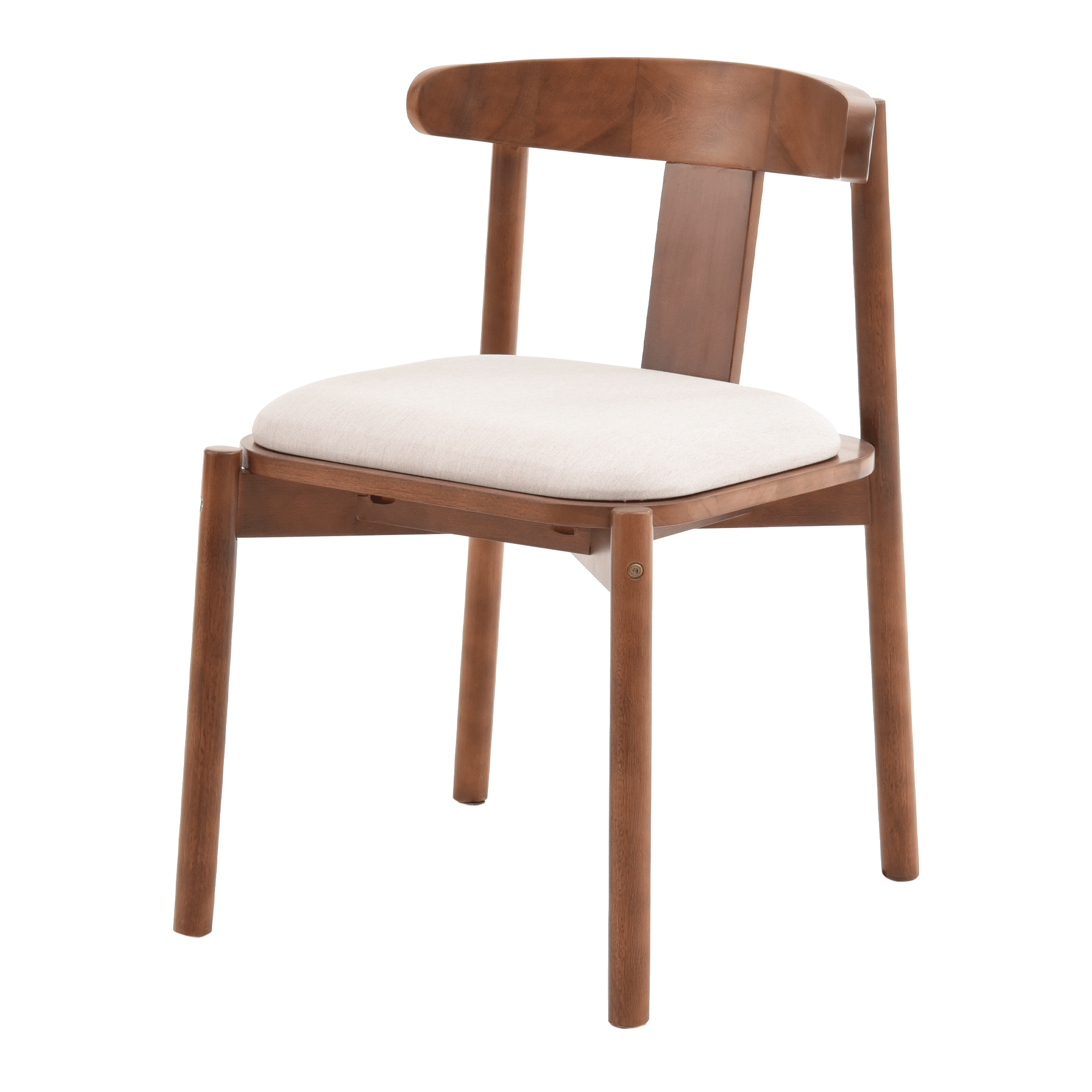 CADEIRA T-BONE NATURAL/NOZES | Tok&Stok